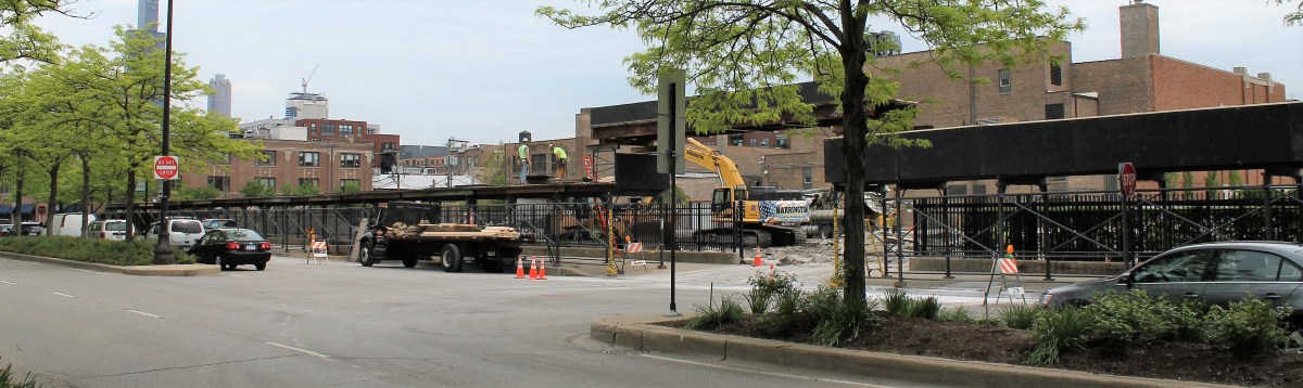 The Plumbers Union parking garage is underway in the West Loop ...