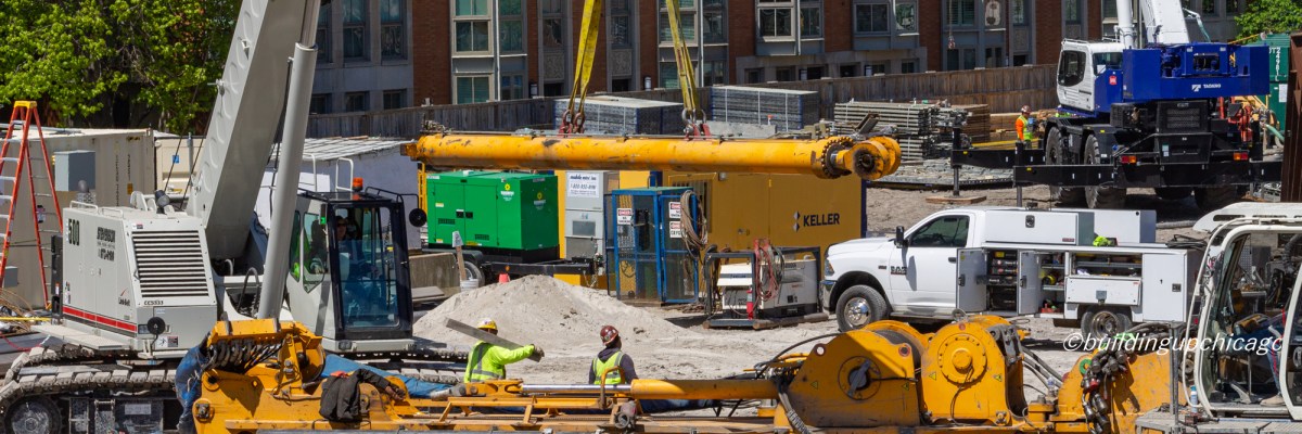 That looks like a wrap on caisson work at 400 Lake Shore | Building Up ...